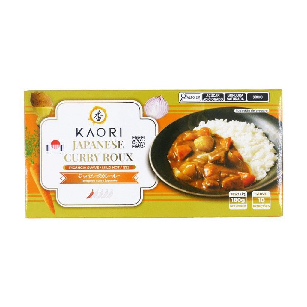 Tempero Curry Roux Amakuchi 180g Kaori – Empório Daruma